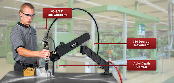 FlexArm Tapping Arms | Sanson Machinery Group