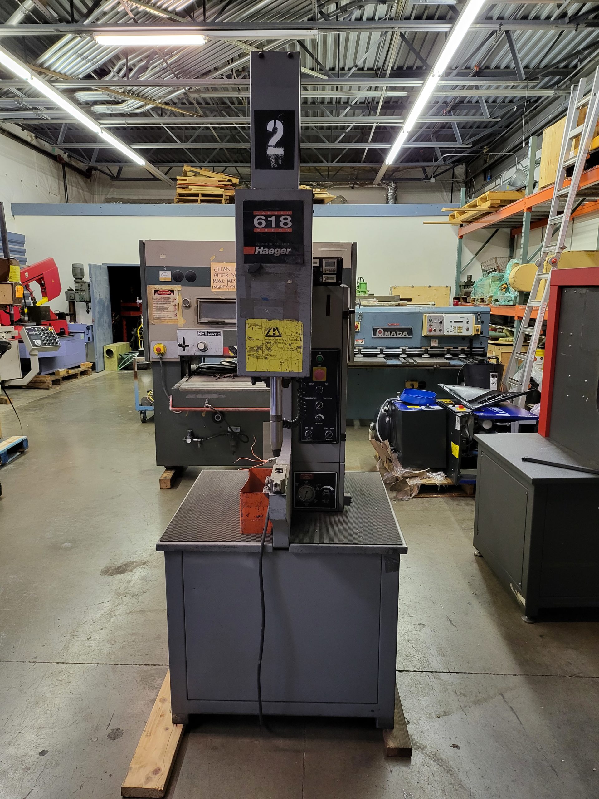 Haeger Hardware Insertion Press Machine Model 618 | Sanson Machinery Group