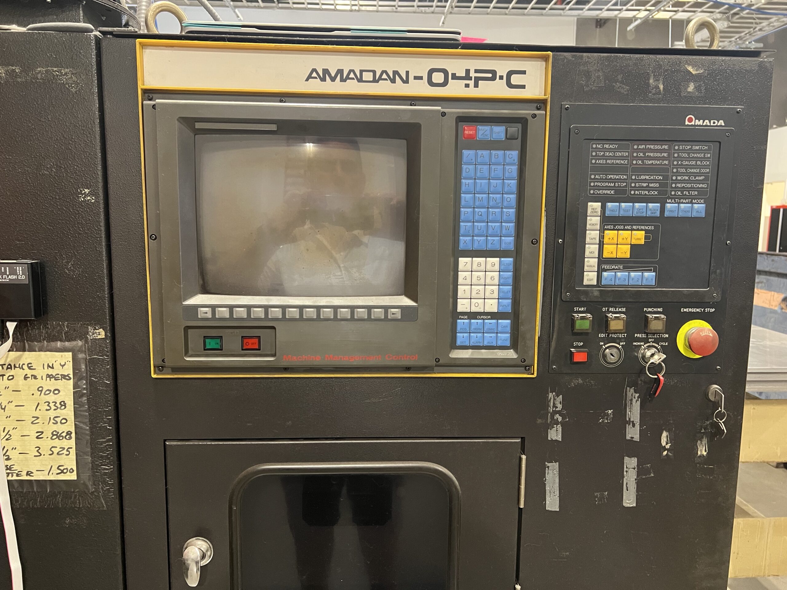 Amada Pega 345 CNC Turret Punch Press - 33 Ton MFG: 1995 | Sanson ...